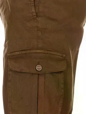 Kiton Logo Patch Cargo Shorts