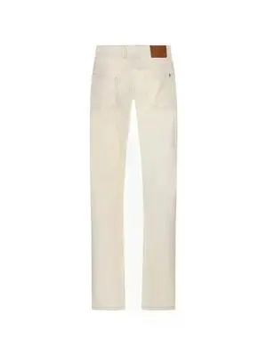 Canali Straight-leg Jeans With Rear Logo Patch