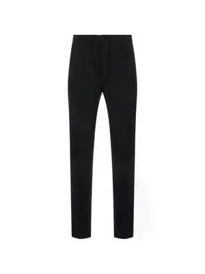 Canali Black Wash Pants For Men