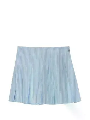 Hugo Striped Pleated Skirt