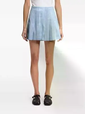 Hugo Striped Pleated Skirt
