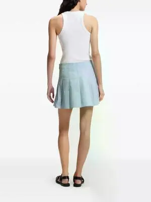 Hugo Striped Pleated Skirt