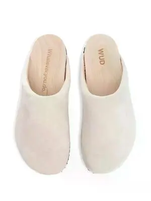 WUD Stem Clogs In Suede