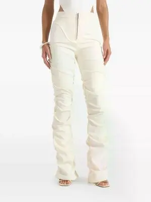 Maniere De Voir Zip Up Pants For Women