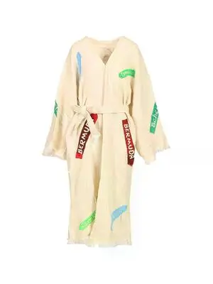 DILAN KAYHAN Bahamas Kimono - Neutrals