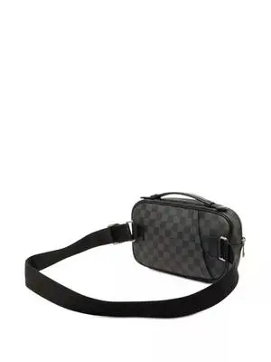 LOUIS VUITTON Damier Graphite Ambler Belt Bag