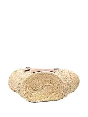 Loewe Raffia Anagram Basket Tote Bag - Neutrals