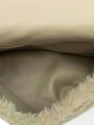 Saint Laurent Shearling Niki Shoulder Bag