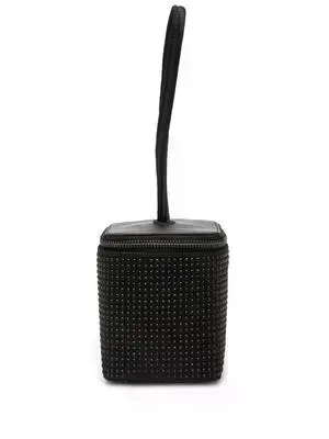 Gucci 20th Century Studded Leather Vanity Bag - Black