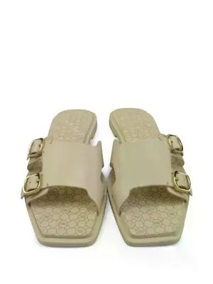 Santoni Buckle Slide Sandals