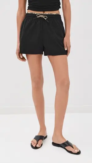 Burberry Astra Shorts With Signature Check Trim