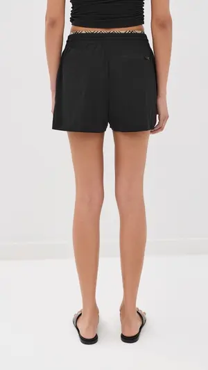 Burberry Astra Shorts With Signature Check Trim