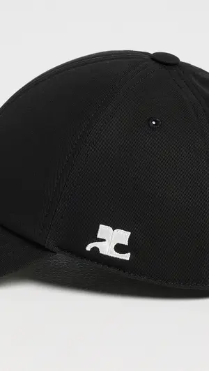 COURREGES Signature Cotton Twill Cap