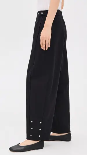 PEACHY DEN Jagger Trousers With Snap Cuffs