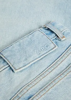 A.p.c. Martin Straight-leg Jeans In Washed Denim