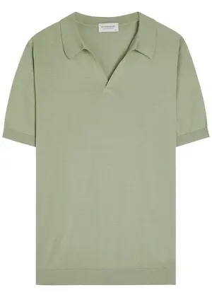 John Smedley Noah Fine-knit Cotton Polo Shirt