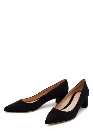 GIANVITO ROSSI Piper 45 Suede Pumps
