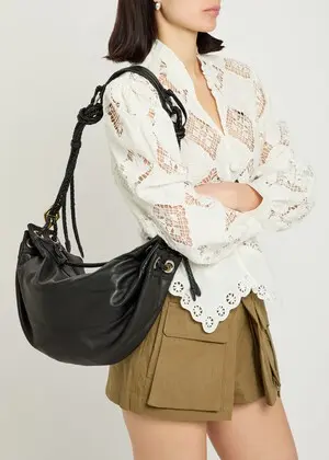 Isabel Marant Étoile Maia Medium Braided Leather Shoulder Bag