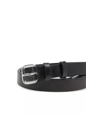 DIESEL® D-shaped Belt With Silver-tone Hardware