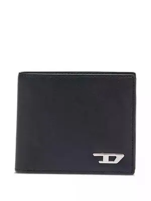 DIESEL® Logo-plaque Bi-fold Wallet - Black