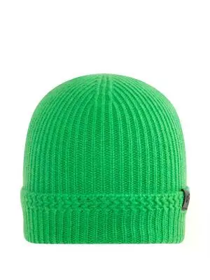 TOM FORD Ribbed Cashmere Beanie Hat - Green