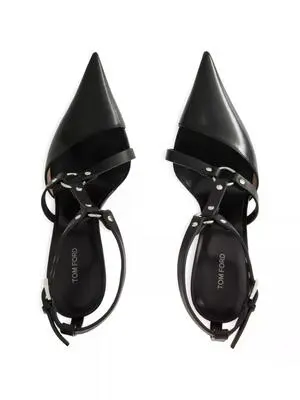 TOM FORD Bound Stud-embellished Leather Pumps - Black