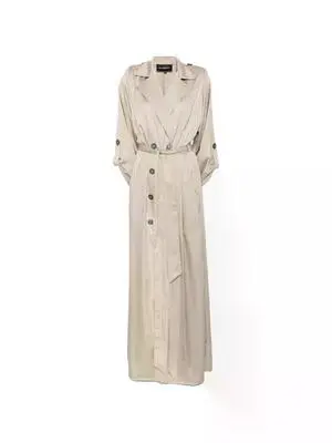 DUNESI Double-breasted Belted Dress