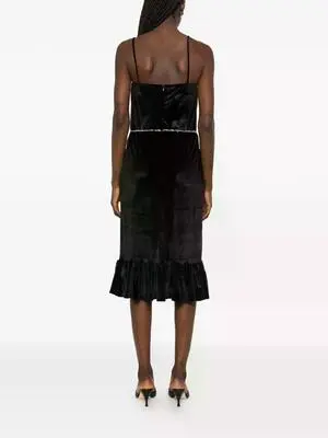 DUNESI Dunes Lolita Crystal-embellished Midi Dress