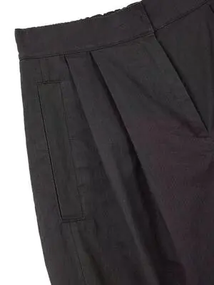 STUDIO TOMBOY Pleated Cropped Wide Leg Trousers