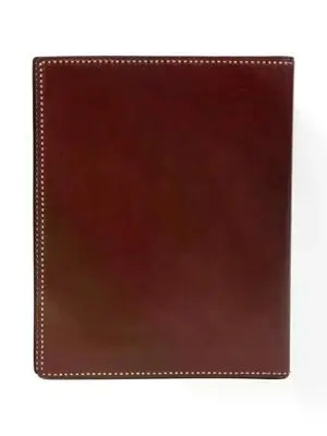 Hermès 1980s Leather Notebook Cover - Brown