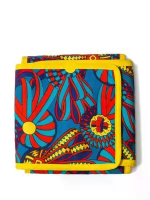 Hermès 1990s Printed Cotton Egg And Toast Set