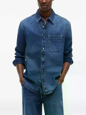 Tommy Hilfiger Logo-patch Denim Shirt