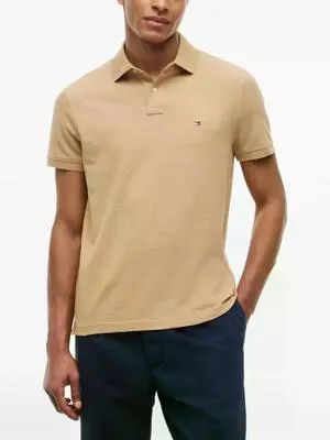 Tommy Hilfiger 1985 Logo-embroidered Polo Shirt - Neutrals