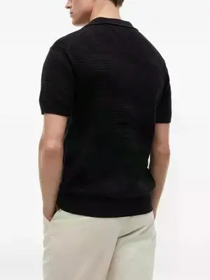 Tommy Hilfiger Waffle-knit V-neck T-shirt