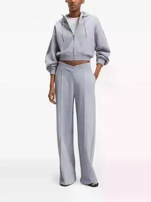 Hugo Cropped Zip-up Hoodie