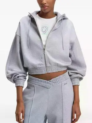 Hugo Cropped Zip-up Hoodie