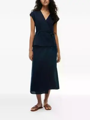 Tommy Hilfiger Wrap-style Belted Waistcoat
