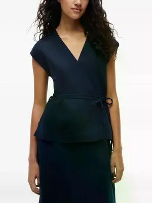 Tommy Hilfiger Wrap-style Belted Waistcoat
