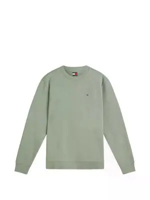 Tommy Hilfiger Logo Patch Crewneck Sweatshirt - Green