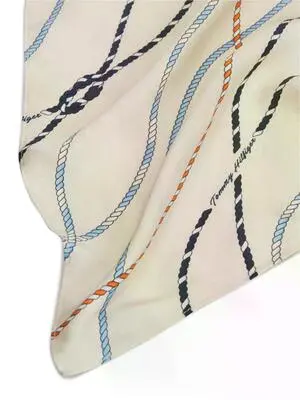 Tommy Hilfiger Rope-print Scarf