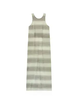 Auralee Striped Sleeveless Maxi Dress - Neutrals