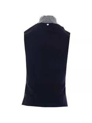 Liu Jo Knit Top With Rhinestone Embellishment
