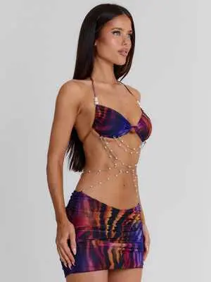 OUTCAST Kella Mini Dress In Destino