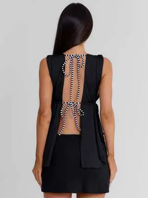 OUTCAST Paula Mini Skirt - Black