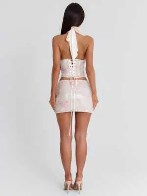 OUTCAST Elvira Mini Skirt In Victoria
