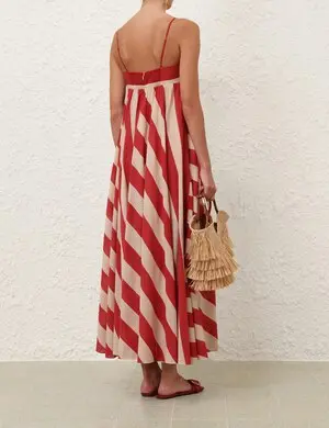 Zimmermann Roselight Stripe Maxi Dress