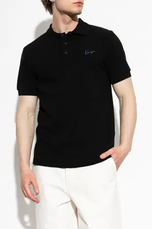Kenzo Polo With Logo - Black