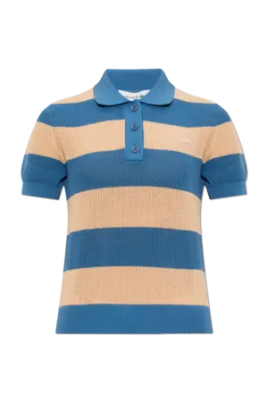 Lacoste Striped Cotton Polo