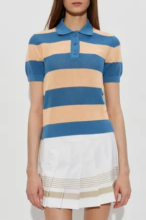 Lacoste Striped Cotton Polo