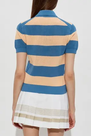 Lacoste Striped Cotton Polo